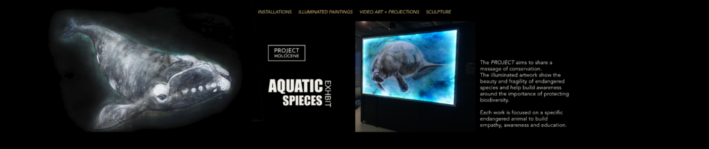 Endangered Aquatic Species Exhibit - Teo, All about touring exhibitions