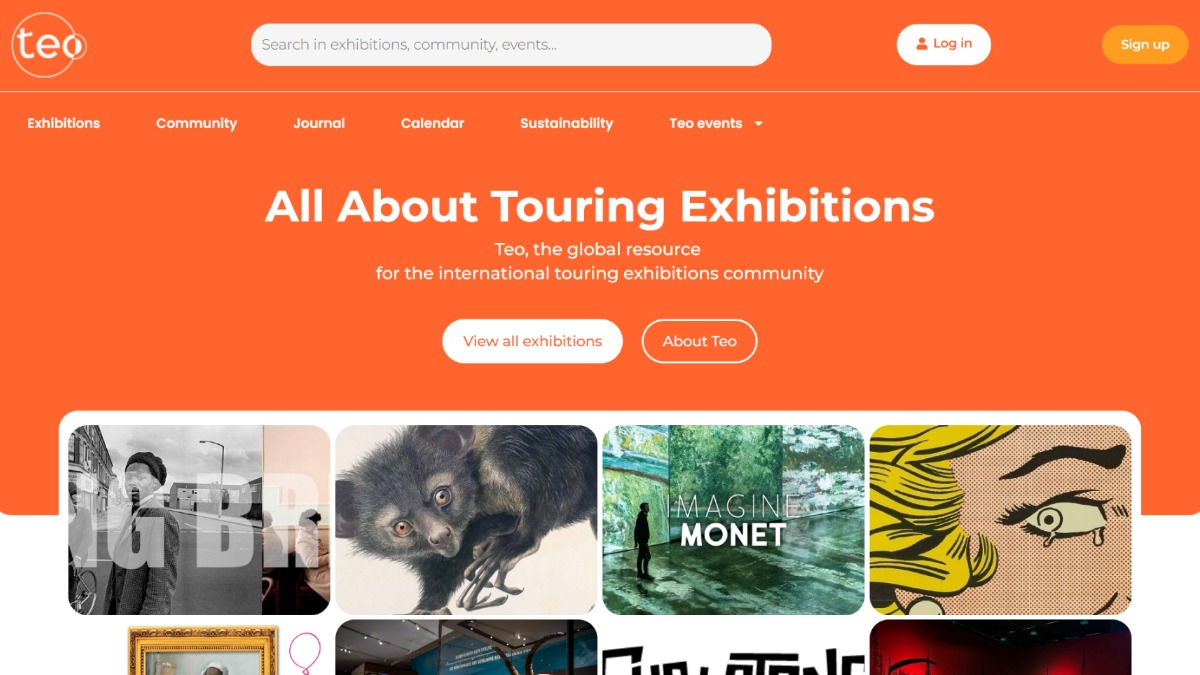 All about touring exhibitions - Teo, All about touring exhibitions
